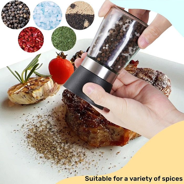 Manual Pepper Grinder, Spices & Rock Salt Crusher – 99wholesale