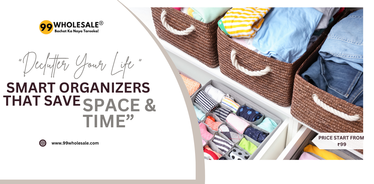Declutter with Smart Organizers – Save Space & Time | 99Wholesale ...