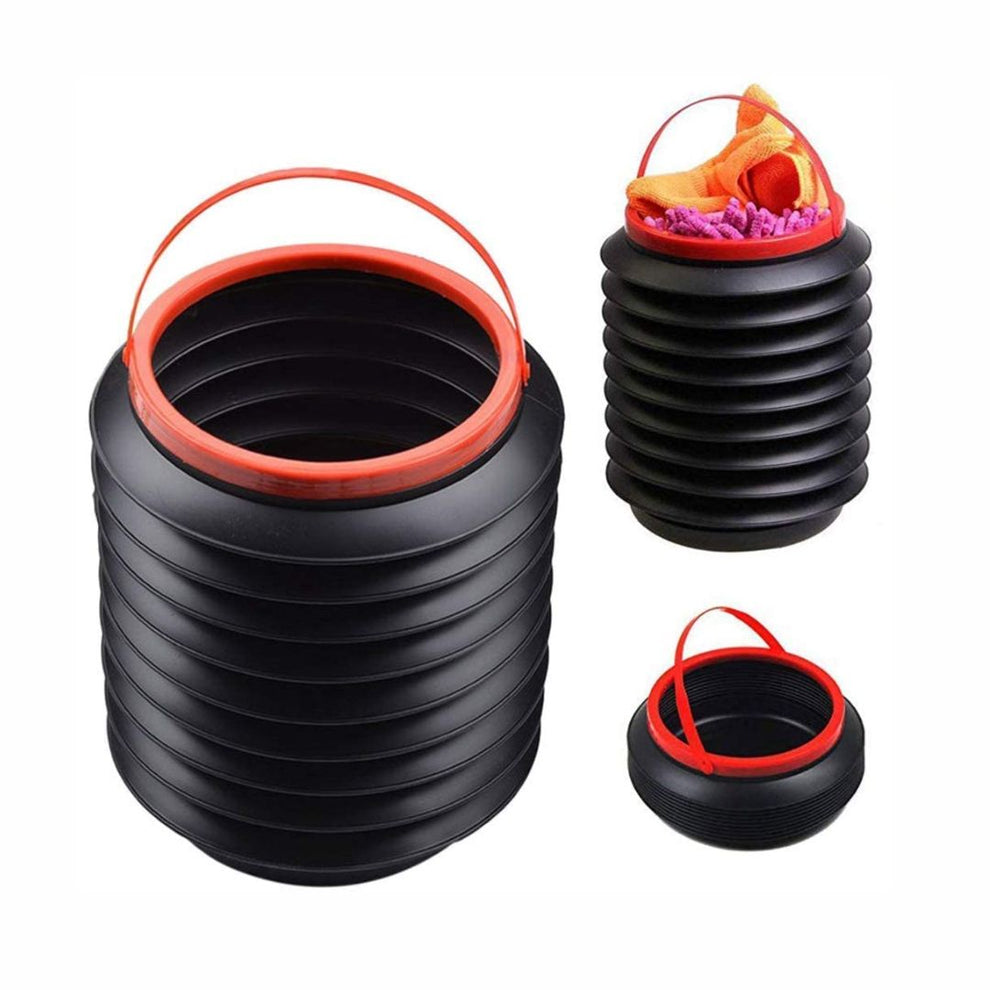 Folding Magic Trash Bin Container- Space-Saving Storage Bin for Kitche ...