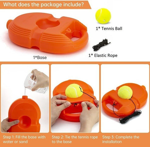 Tennis Trainer Rebound Ball with String – Solo Tennis & Cricket Traini ...