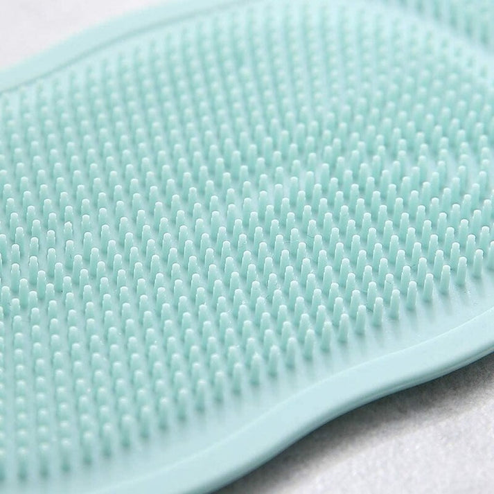 Silicone Back Scrubber – Dual-Sided Exfoliating & Massage Body Brush ...