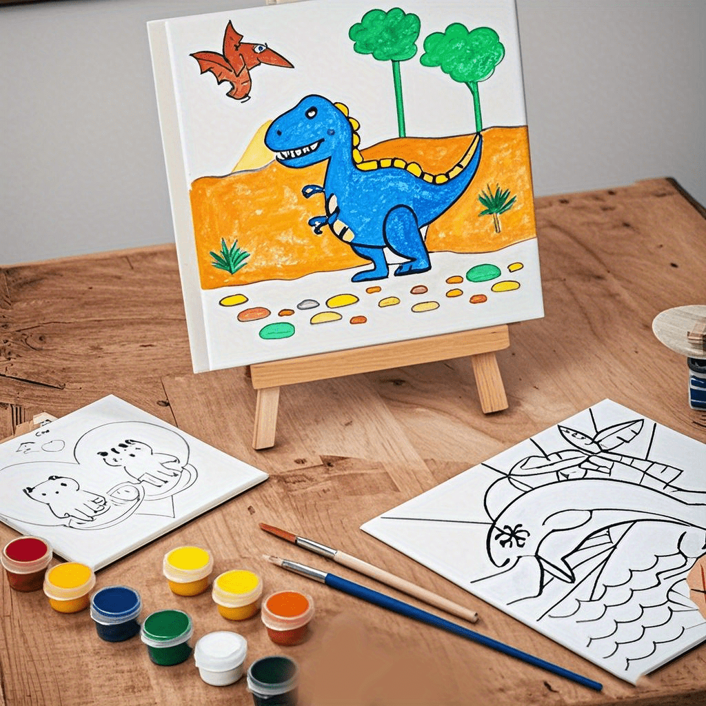 Buy Mini Canvas Painting Set Just ₹129 - 99wholesale