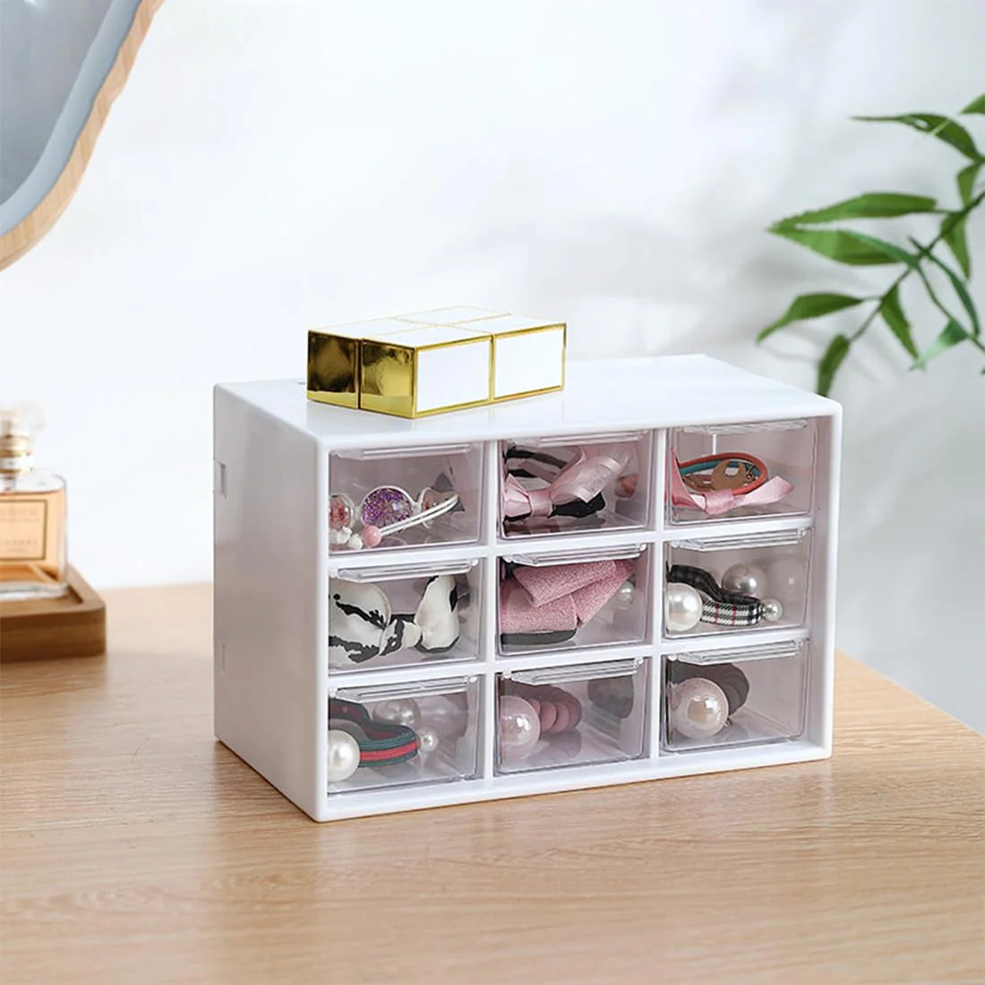 9-Drawer Storage Cabinet Organizer – Multi-Purpose Plastic Storage Uni ...
