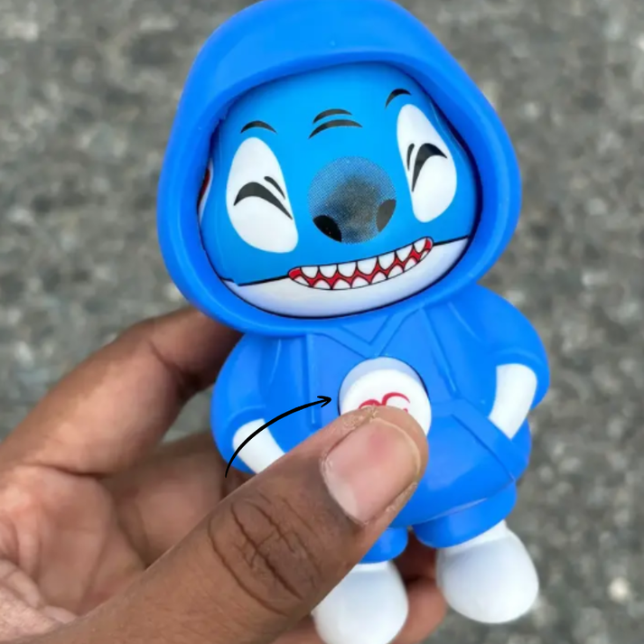 Disney Stitch Face-Changing Keychain – Cute Mood-Changing Cartoon Key ...