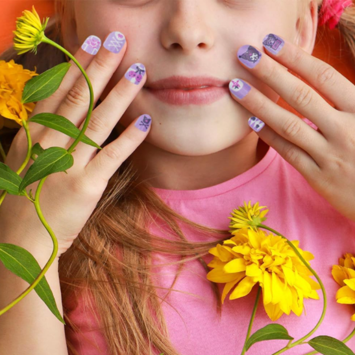 Sanrio Character Press-On Nails for Kids – Cute Cartoon Fake Nails Set ...