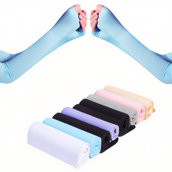 Let's slim Hand Cover Cool Arm Sleeves - UV Protection & Breathable Sp ...