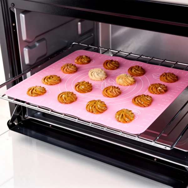 Silicone Baking Sheet & Fondant Rolling Mat – Large Non-Stick, Heat-Re ...