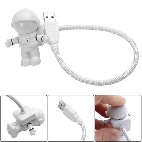 USB Astronaut LED Light – Flexible, Plug & Play Night Lamp for Laptop ...