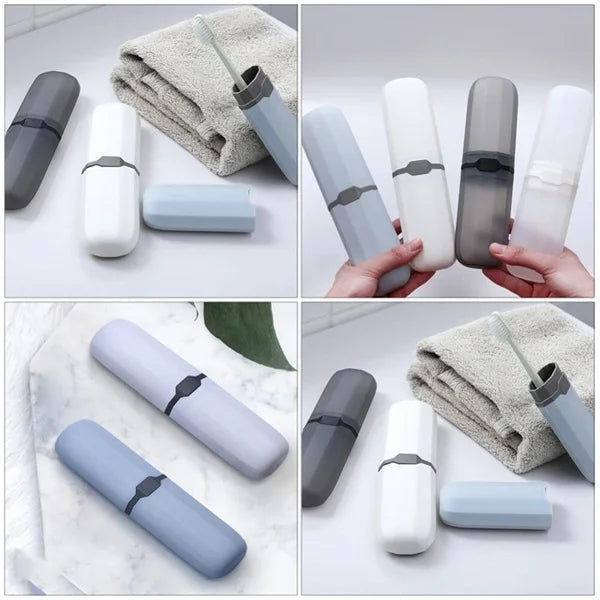 Travel Toothbrush Case – Portable Toothbrush Holder for Home, Office ...