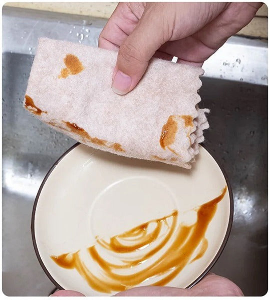 10pcs Multifunctional Oil Absorbing Cleaning Cloth (Small) – 99wholesale