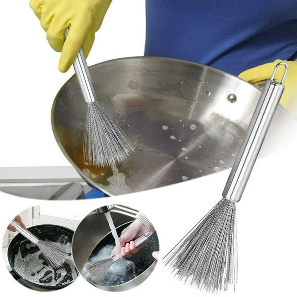 Multifunctional Steel Wire Pot Brush – 99wholesale