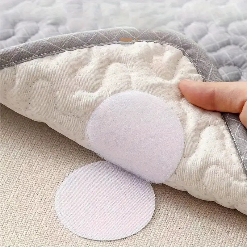 Anti-Slip Sofa Cushion & Bedsheet Fixed Velcro Stickers – Strong PVC G ...